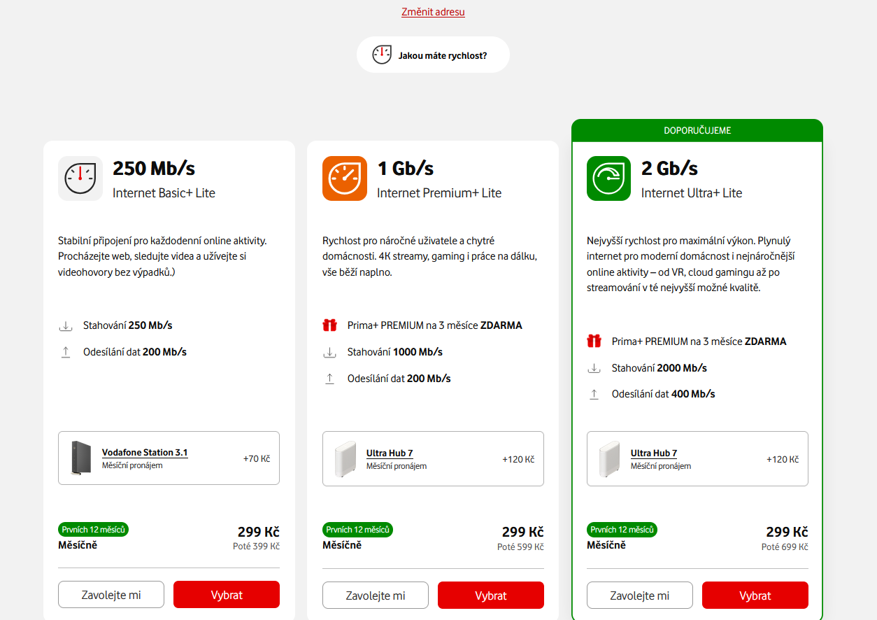 Modem Commscope Arris CM3500 - Stránka 23 - Vodafone internet ...